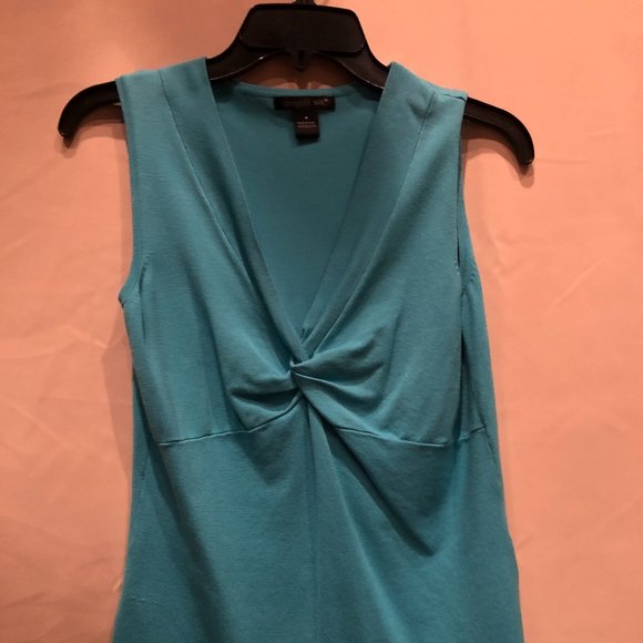 august silk | Tops | August Silk Turquoise Knot Front Jersey Top Size M ...